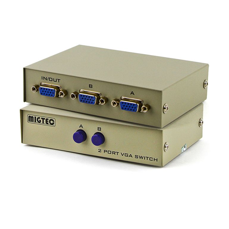 Switch VGA 2 Portas - Cirilo Cabos