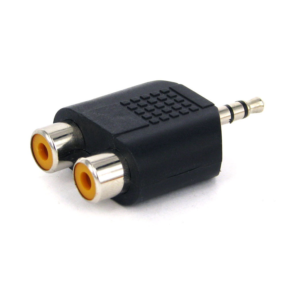 Adaptador P2 Para 2 RCA - Cirilo Cabos
