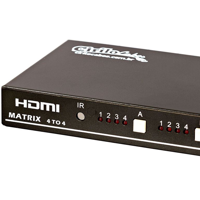 Oferta - Switch/Splitter Matrix 4x4 HDMI 3D Full HD - Cirilo Cabos