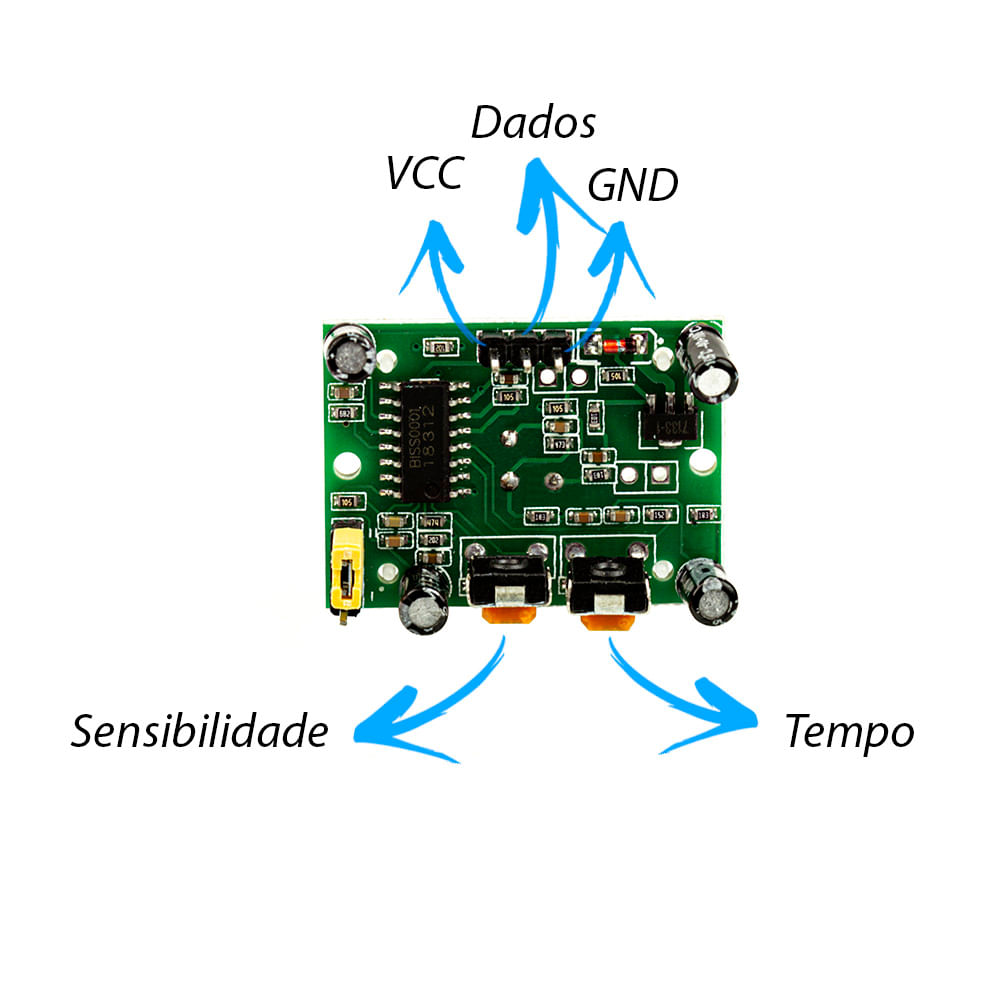 Modulo Sensor de Movimento - Robótica Arduíno - Cirilo Cabos