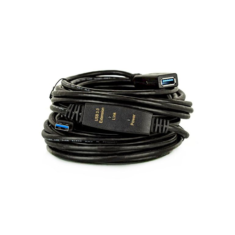 Extensor USB 3.0 Amplificado Ativo Macho Fêmea - Cirilo Cabos